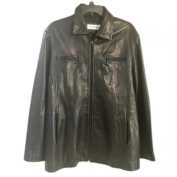 Jones New York | Jackets & Coats | Vintage Jones New York Leather ...